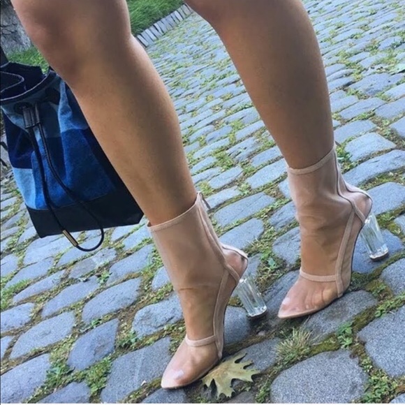 Shoes | Sheer Booties | Poshmark